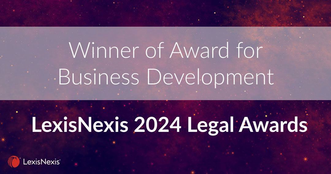 LexisNexis Legal Awards 2024, Business Development